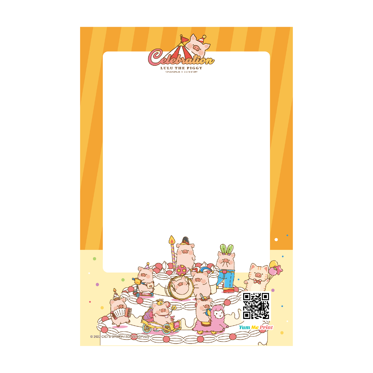 Photo Printing [LuLu the Piggy - Celebration cake]